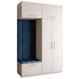 GARDEROBENSCHRANK REMA 150/240/60 cm Modern Garderobe-Set Kaschmir