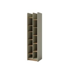 B&Uuml;CHERREGAL VETTA 55x42x195 cm, Regal Eichefarben