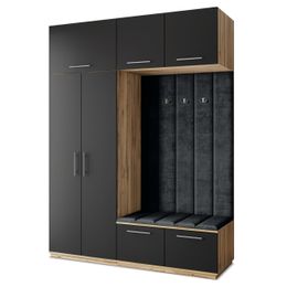 GARDEROBENSCHRANK REMA 180/240/60 cm Modern Eiche Wotan