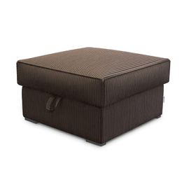 POUF FERA Braun 65x65 cm