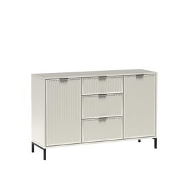 KOMMODE ZIGO 135/86/40,6cm mit 3 Schubladen 2 T&uuml;ren Kaschmir