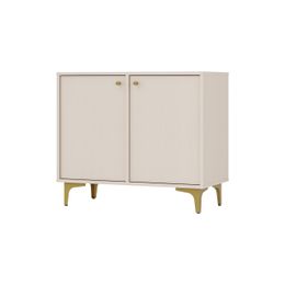 KOMMODE TORINO 84/72/41 cm mit 2 T&uuml;ren Beige