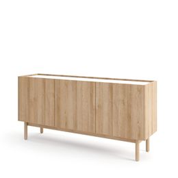 SIDEBOARD BOLOGNA 144/68/37 cm mit 3 T&uuml;ren Eichefarben