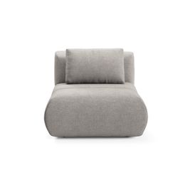 SESSEL ATOMO, Modern Polstersessel Loungesessel, Chenille-Stoff Beige