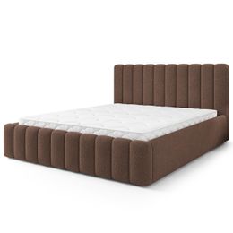 POLSTERBETT DINESE Q 180x200 cm mit Bettk&auml;sten - Braun