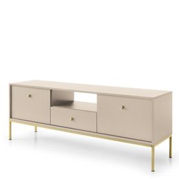 LOWBOARD MONDO 153,4x39x56,2 cm mit 1 Schubladen und 2 T&uuml;ren Beige
