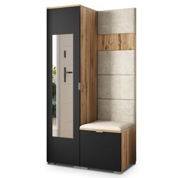 GARDEROBENSCHRANK VIRA 95/181/51 cm Modern Eiche Wotan