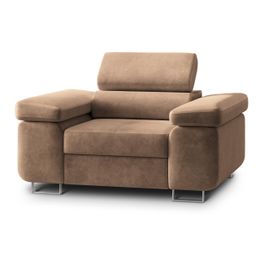 SESSEL CALVO Polstersessel Loungesessel ergonomisch, Beige