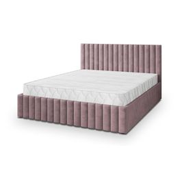 POLSTERBETT CARMIA 160x200 cm mit Bettk&auml;sten - Rosa