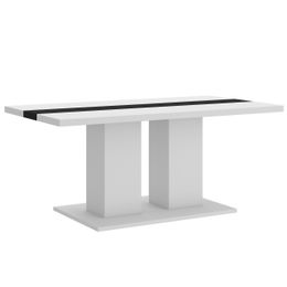 COUCHTISCH CASTELLA 110/52,7/60 cm Wei&szlig;