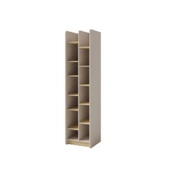 B&Uuml;CHERREGAL VETTA 55x42x195 cm, Regal Beige