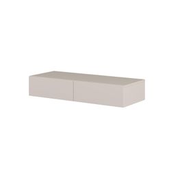 KONSOLENTISCH JUKARIS 90/16/35 cm H&auml;ngender Kosmetiktisch mit Schubladen, Kaschmir