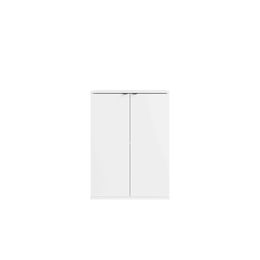 KOMMODE METRIX 60/82,5/35cm mit Schubladen 2 T&uuml;ren Wei&szlig;