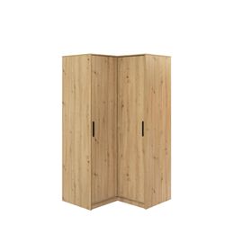 DREHT&Uuml;RENSCHRANK FIORA 108,5/200/57,5 cm 2-t&uuml;rig Eiche Artisan