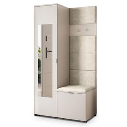 GARDEROBENSCHRANK VIRA 95/181/51 cm Modern Kaschmir