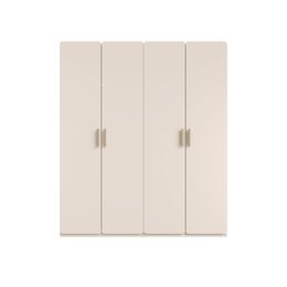 DREHT&Uuml;RENSCHRANK LOKIRN 179/210/58,1cm 4-t&uuml;rig Sandbeige