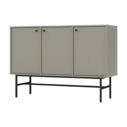 KOMMODE TORINO 125/86/41 cm mit 3 T&uuml;ren Hellgr&uuml;n