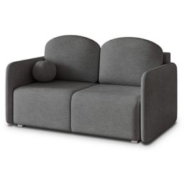 BETTSOFA SUVI II NV Grau Geflochtener Stoff mit Schlaffunktion