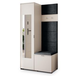 GARDEROBENSCHRANK VIRA 95/181/51 cm Modern Kaschmir