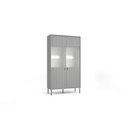VITRINE NIMB 191,2/105,5 cm in Grau