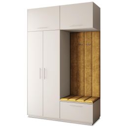 GARDEROBENSCHRANK REMA 150/240/60 cm Modern Garderobe-Set Kaschmir