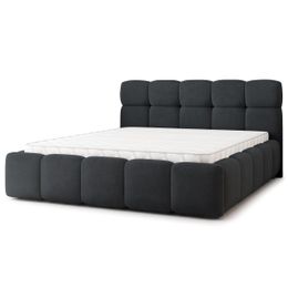 POLSTERBETT FARU SR 140x200 cm mit Bettk&auml;sten - Schwarz