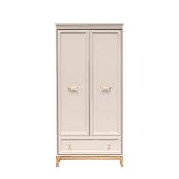 DREHT&Uuml;RENSCHRANK CUNEO 92/193/54,5 cm 2-t&uuml;rig Kaschmir