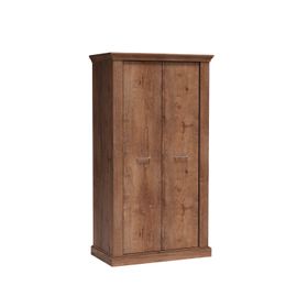DREHT&Uuml;RENSCHRANK DESIO 107/198/58 cm 2-t&uuml;rig Braun