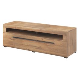 LOWBOARD TULLIA 160x50x52 cm mit 2 Schubladen Eichefarben