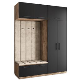 GARDEROBENSCHRANK REMA 180/240/60 cm Modern Eichefarben