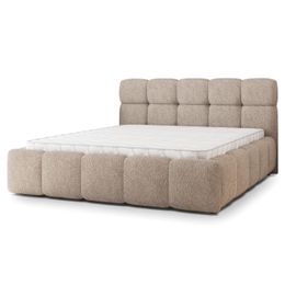 POLSTERBETT FARU Q 160x200 cm mit Bettk&auml;sten - Beige