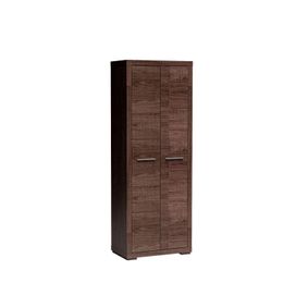 DREHT&Uuml;RENSCHRANK SALERNO 70/192/40,5 cm 2-t&uuml;rig Braun