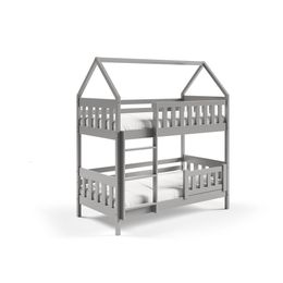 ETAGENBETT ELENA 80x160 cm Hellgrau