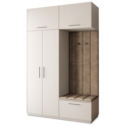 GARDEROBENSCHRANK REMA 150/240/60 cm Modern Garderobe-Set Kaschmir