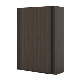 SCHWEBET&Uuml;RENSCHRANK VANTE 150/210/62 cm 2-t&uuml;rig Eiche Dunin