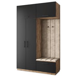 GARDEROBENSCHRANK REMA 150/240/60 cm Modern Eichefarben