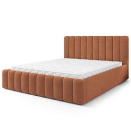 POLSTERBETT DINESE Q 120x200 cm mit Bettk&auml;sten - Kupferfarben