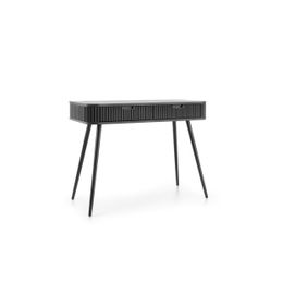 KONSOLENTISCH ZENZERO 103/80/49 cm mit Schubladen, Schwarz