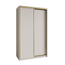 SCHWEBET&Uuml;RENSCHRANK NISSE 120/205/60 cm 2-t&uuml;rig Kaschmir