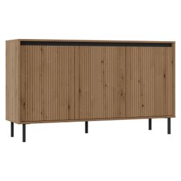 SIDEBOARD OSTIA 149/85/40 cm mit 3 T&uuml;ren Goldfarben