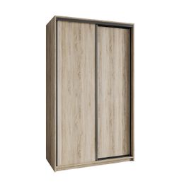 SCHWEBET&Uuml;RENSCHRANK NISSE 120/205/60 cm 2-t&uuml;rig Sonoma Eiche