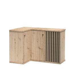KOMMODE ALMERIA 122,6/85,4/40,6cm mit Schubladen 2 T&uuml;ren Eiche Artisan