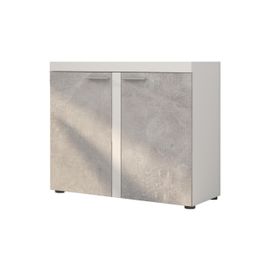 SIDEBOARD RITMO 97x40x82 cm mit 2 T&uuml;ren Wei&szlig;