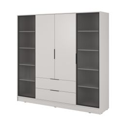 DREHT&Uuml;RENSCHRANK CATERINA 206/200/51 cm 4-t&uuml;rig Kaschmir