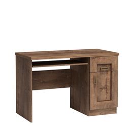 SCHREIBTISCH UDINE 118x60x78 cm B&uuml;rotisch Computertisch, Eiche Lefkas