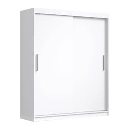 SCHWEBET&Uuml;RENSCHRANK VIVA 200/215,5/59cm 2-t&uuml;rig Wei&szlig;