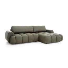 ECKSOFA SITO Gr&uuml;n Jersey mit Schlaffunktion
