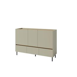 KOMMODE MURO 150/105/40cm mit 3 Schubladen 3 T&uuml;ren Hellgr&uuml;n
