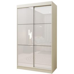 SCHWEBET&Uuml;RENSCHRANK VITALE 120/216/61 cm 2-t&uuml;rig Kaschmir