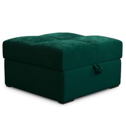 POUF MIZA Gr&uuml;n 65x65 cm